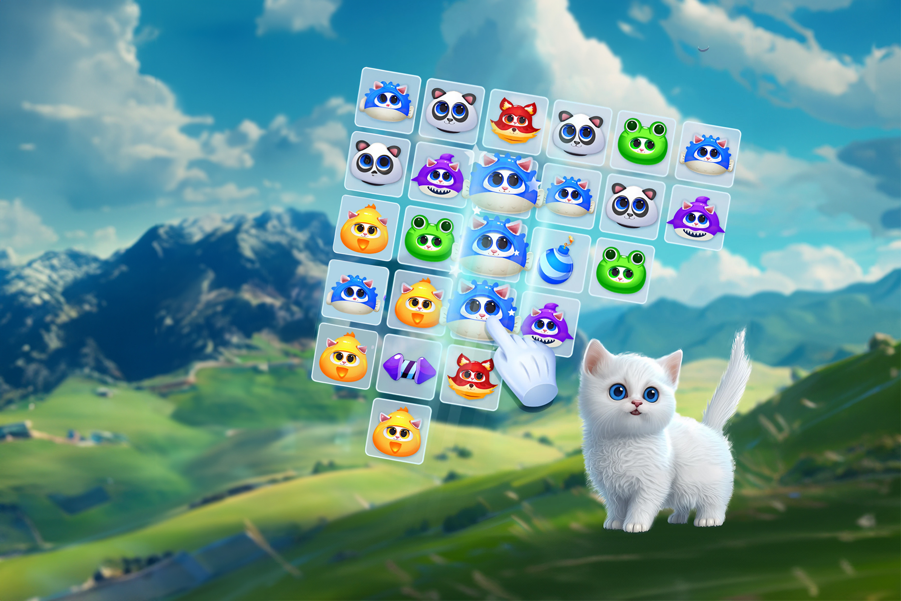 Kitty Jewel Quest - WGPlayground.com