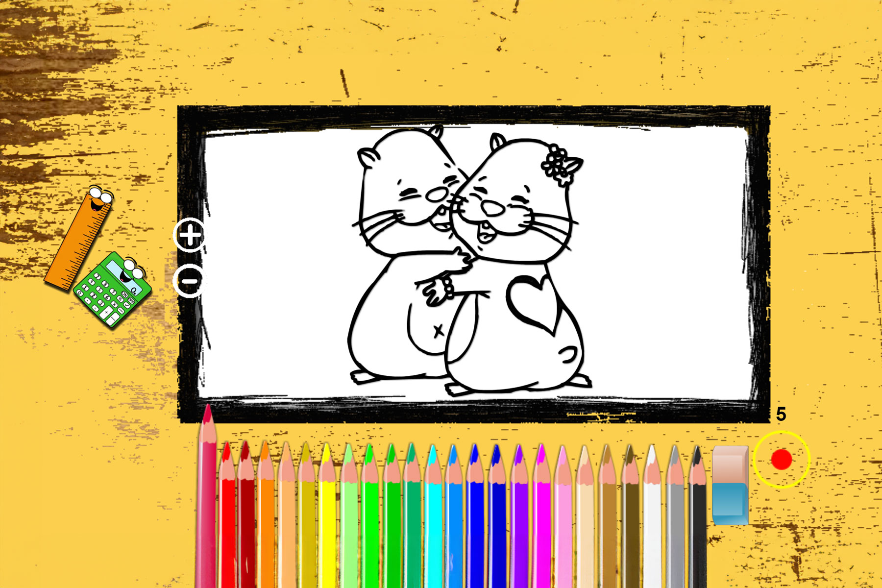 Hamster Coloring Book - WGPlayground.com