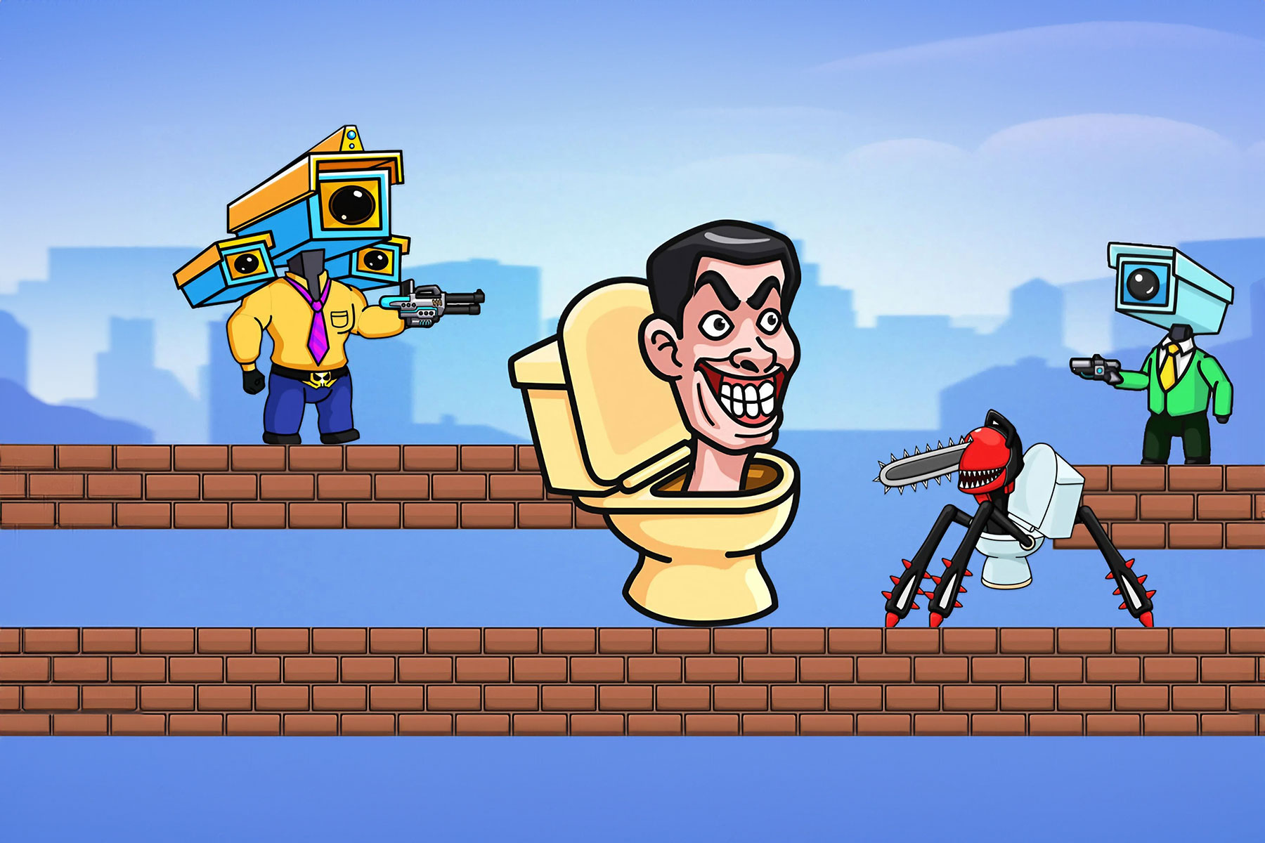 Skibidi Toilet: Head Attack - WGPlayground.com