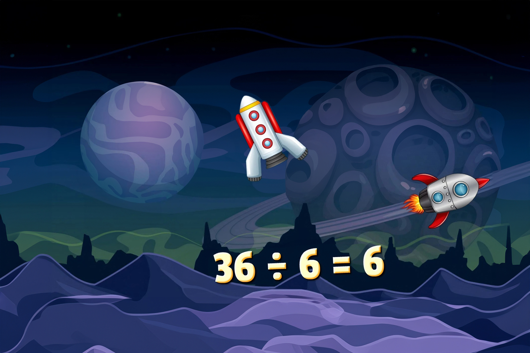 Math Rockets Division - WGPlayground.com