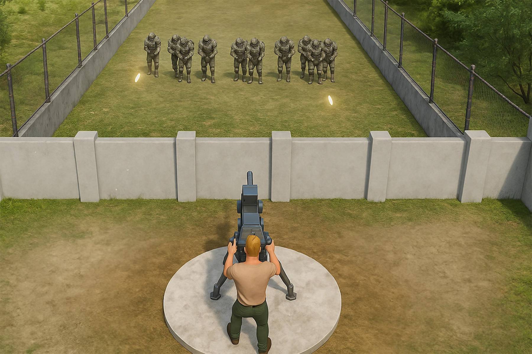 Bullet Attack: Base Defense Shooter - WGPlayground.com